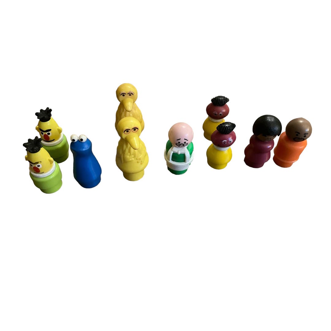 Vintage ,fisher Price, Play Family, Sold Separately , Sesame Street ...