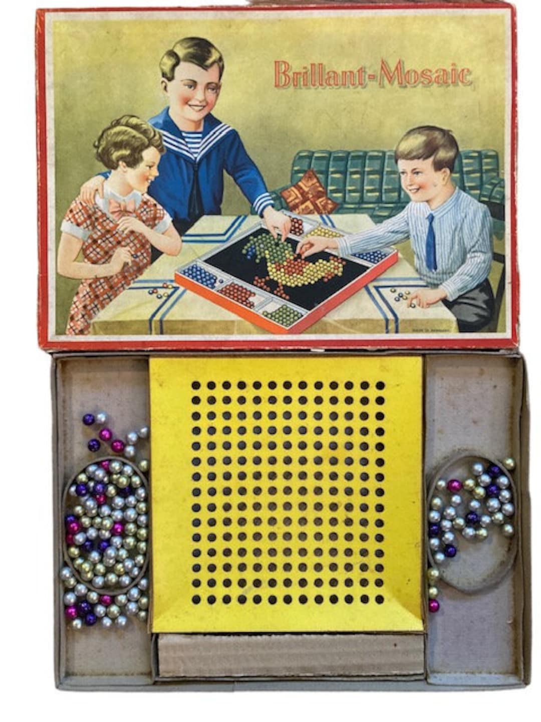 Antique, Early 1900s , Mosaic , Design , Childs Craft Game , Germany - Etsy
