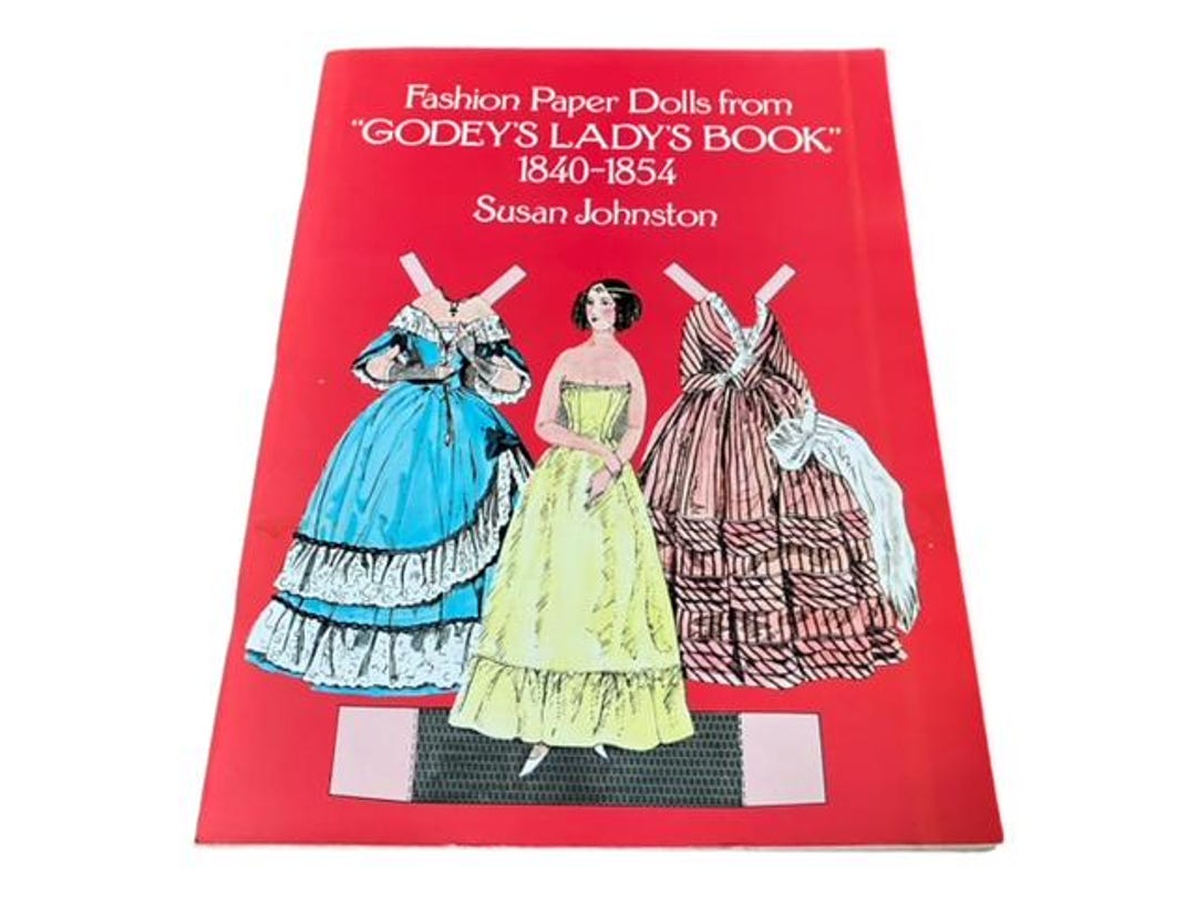 Vintage, Paper Dolls, 1800s, Godeys Lady Book, Susan Johnston, Fashion ...
