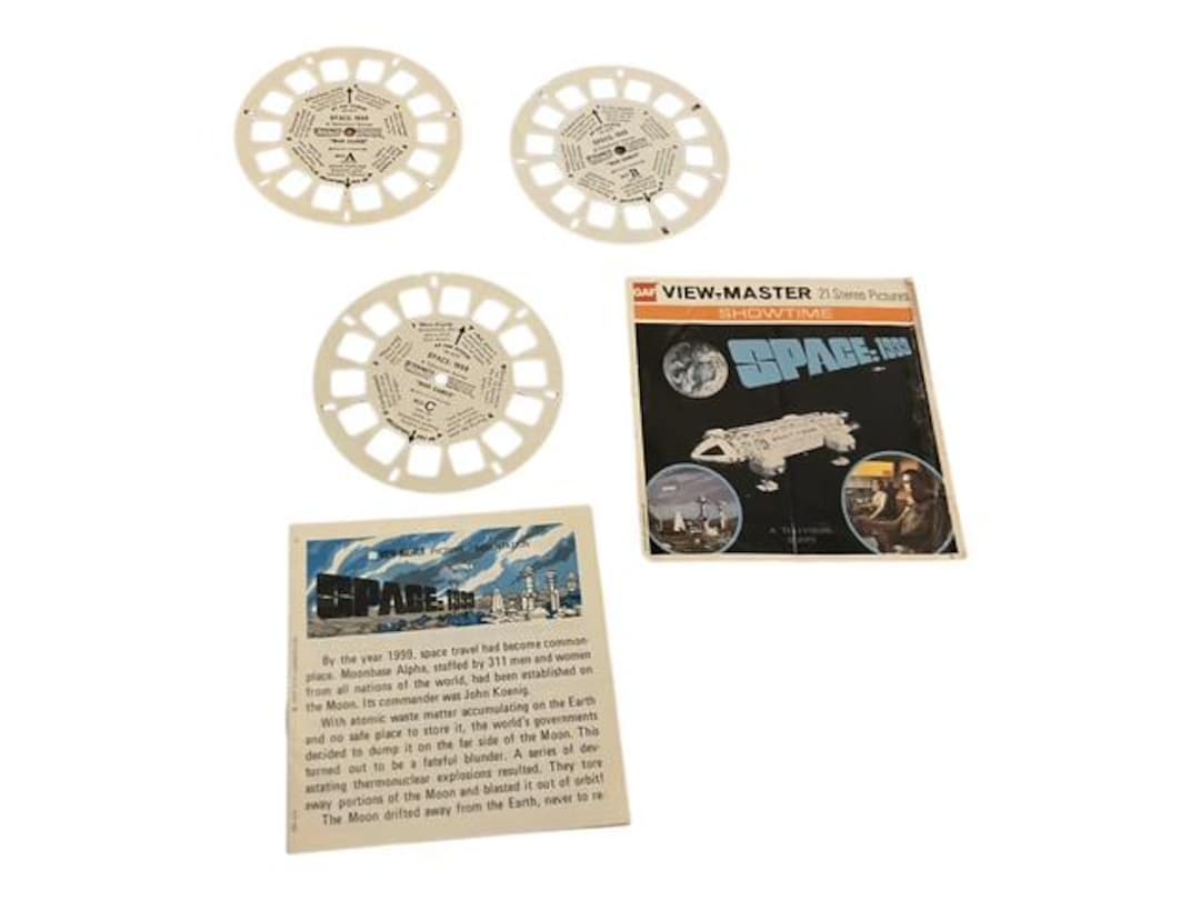 Classic Viewmaster, Reel ,GAF , View-master Reels SPACE 1999 TV Series ...