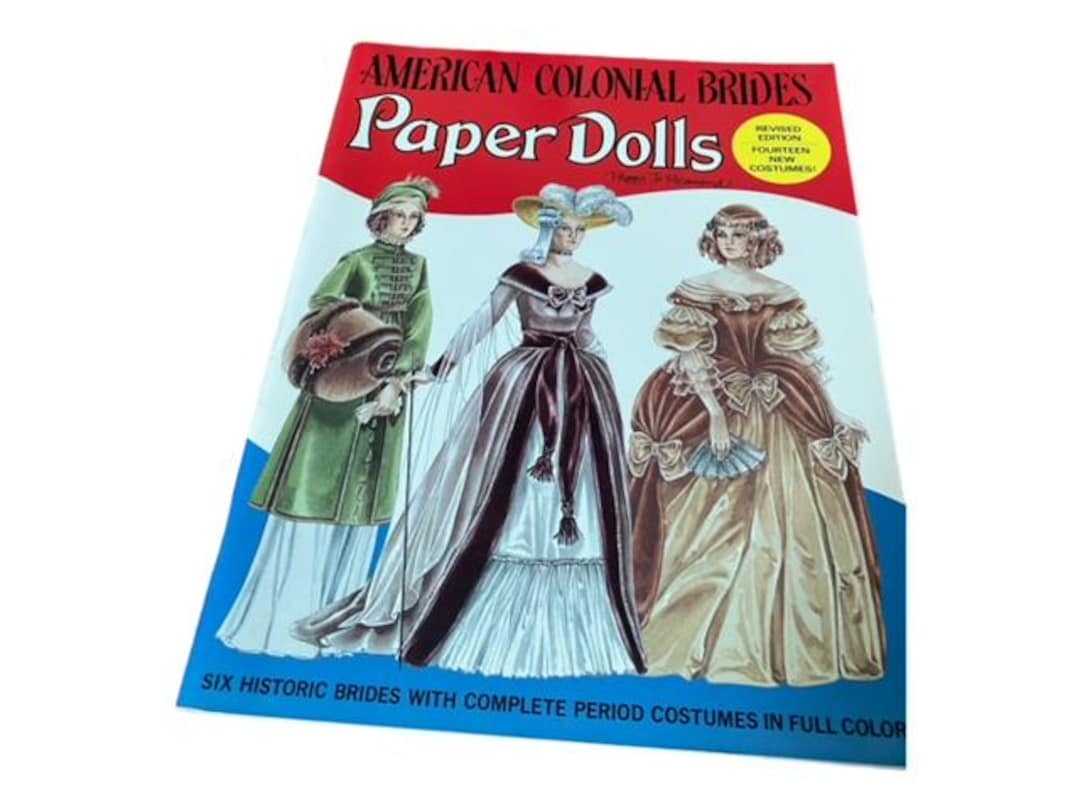 Vintage, Paper Dolls , Colonial History, USA , Colonial America ...