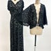 1930s 'the Starlight Séance Gown' Lace Bias Dress With Jacket / Large ...