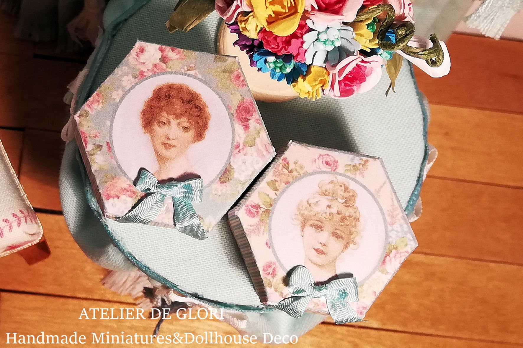 Digital Download Printable Dollhouse Miniature box Set of 2 1:12 scale ...