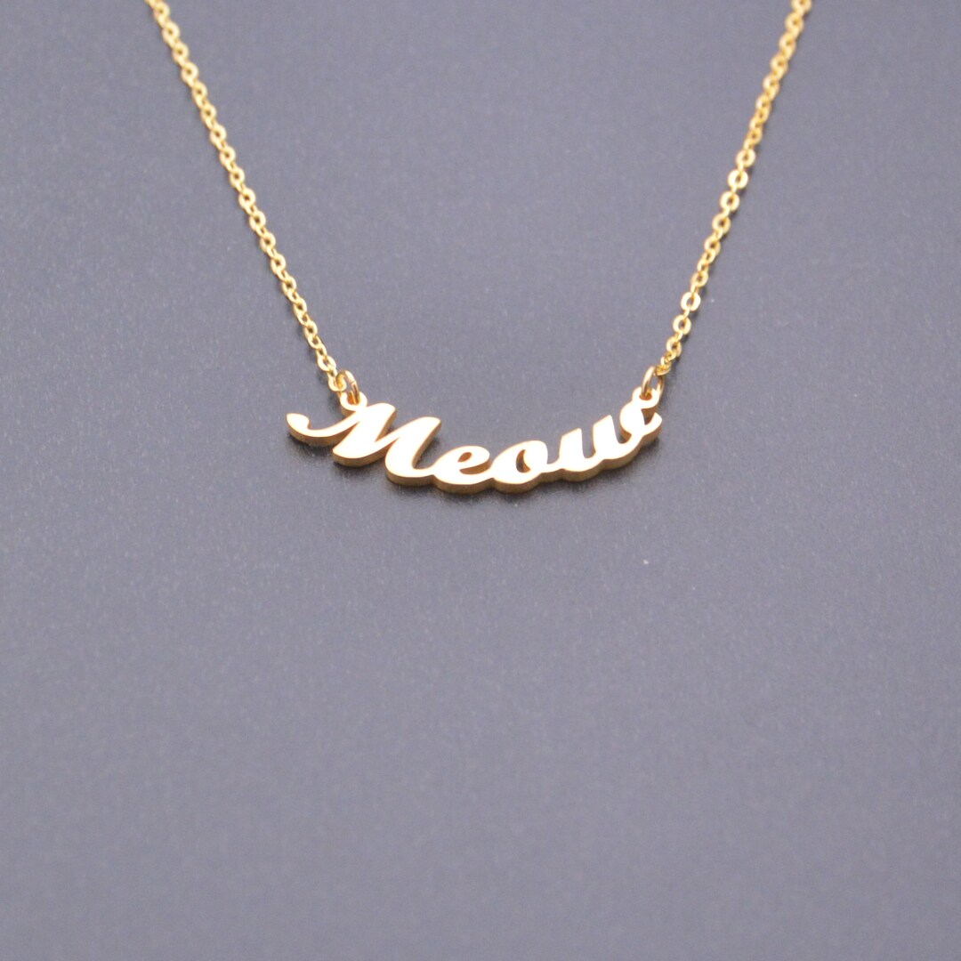 Personalized Cursive Name Necklace,you Can Custom Any Name,birthday ...