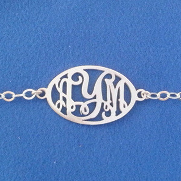 Monogrammed Bracelet - Etsy