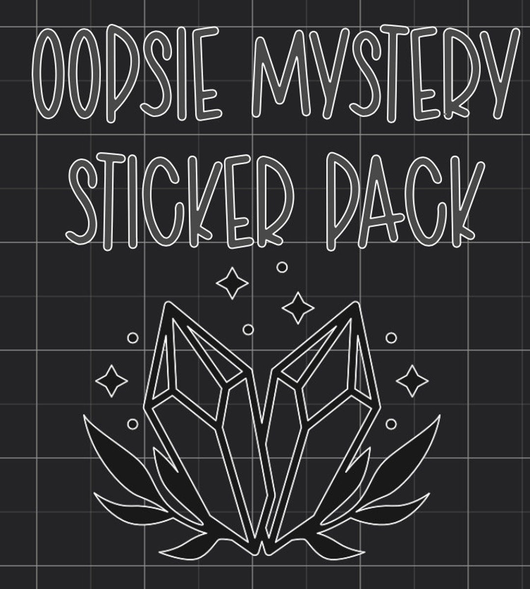 Oopsie Mystery Sticker Pack - Etsy