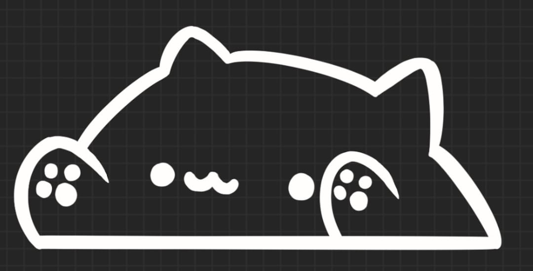 Bongo Cat Sticker - Etsy