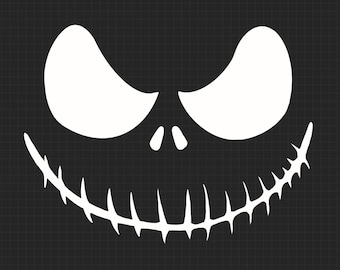 Jack Skellington Car Sticker, Jack Skellington Car Decal, Jack ...