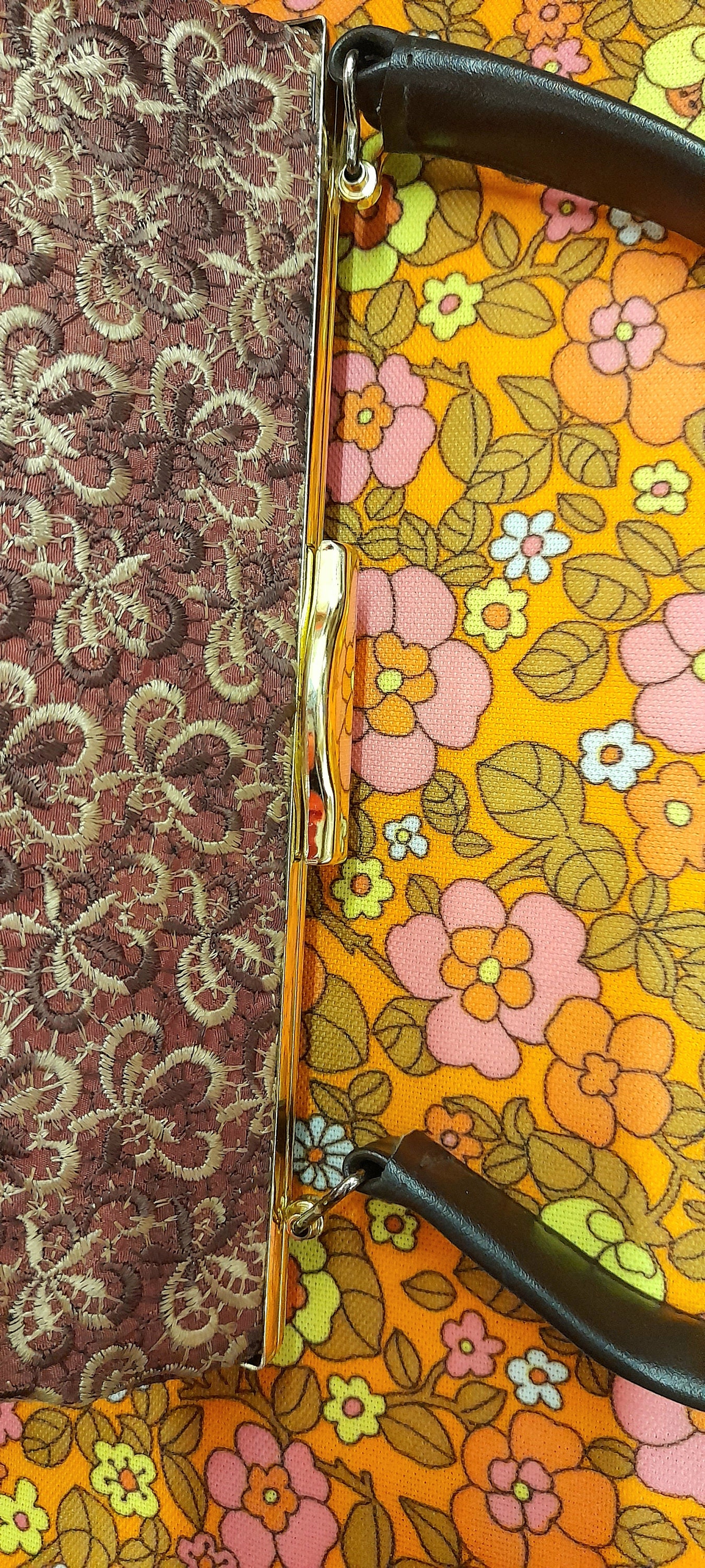 60's Soft Vinyl Chocolate BROWN Vinyl Variegated LACE - Etsy