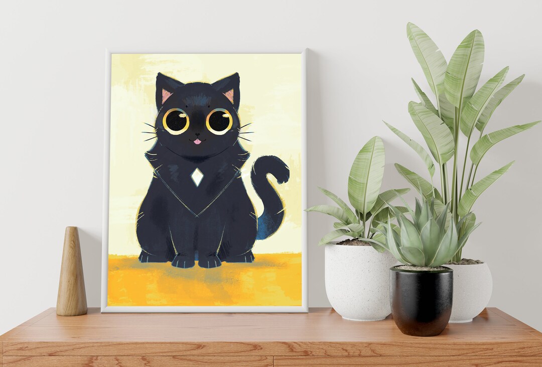 POSTER: the Darkness Black Cat - Etsy