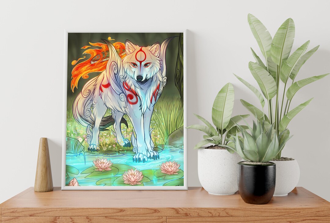POSTER: Okami Amaterasu - Etsy