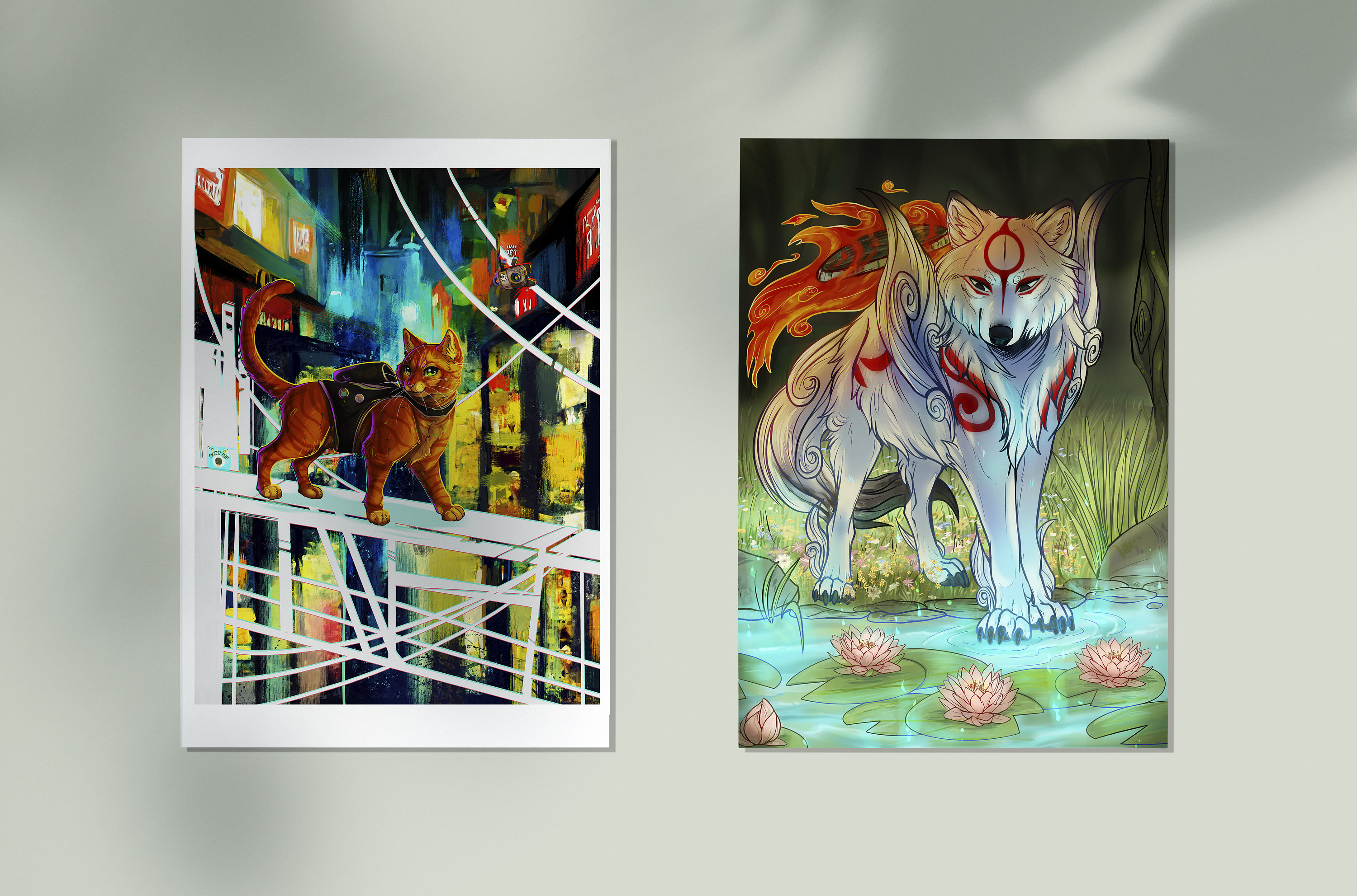 POSTER: Okami Amaterasu - Etsy