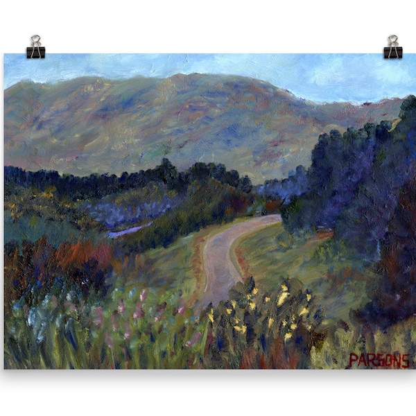 New Hampshire White Mountains Painting - Etsy