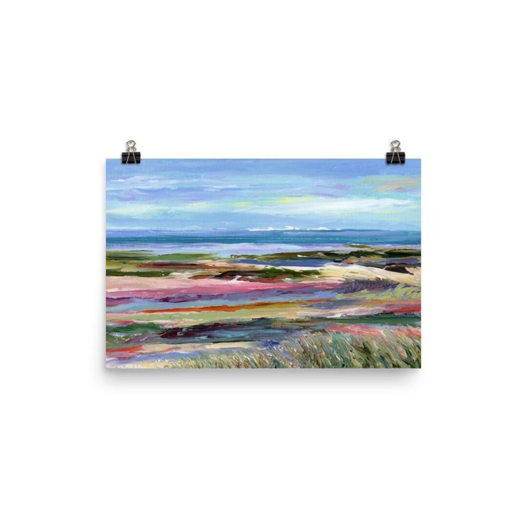 Cape Cod Print. Brewster Flats, Cape Cod Bay, Massachusetts. From ...