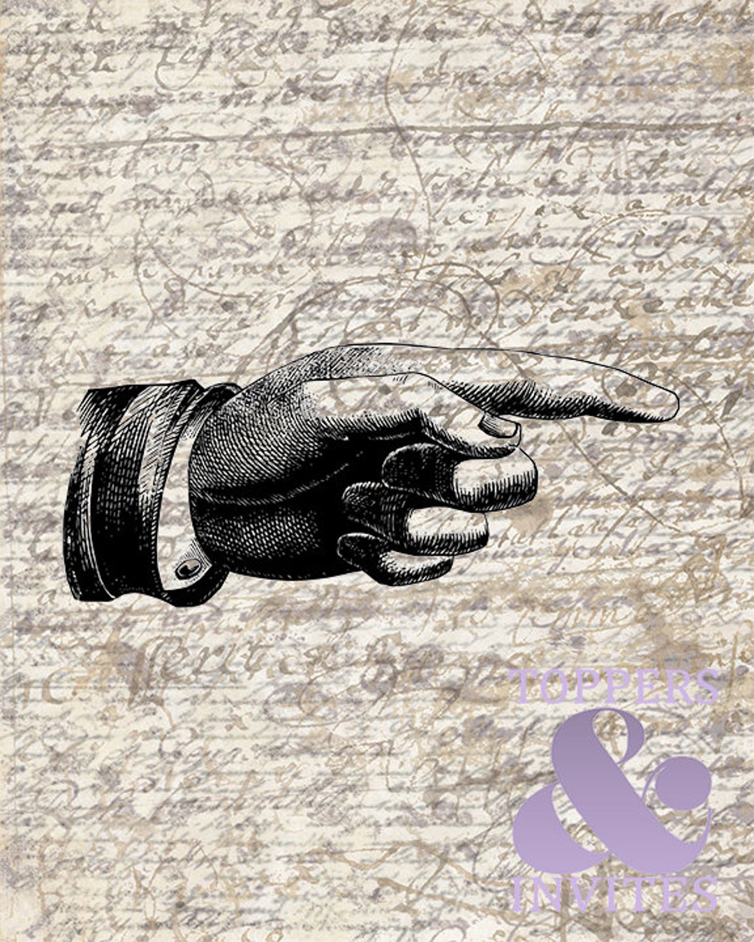 Pointing Hand Printable Digital Image Graphic Collage Sheet Download ...