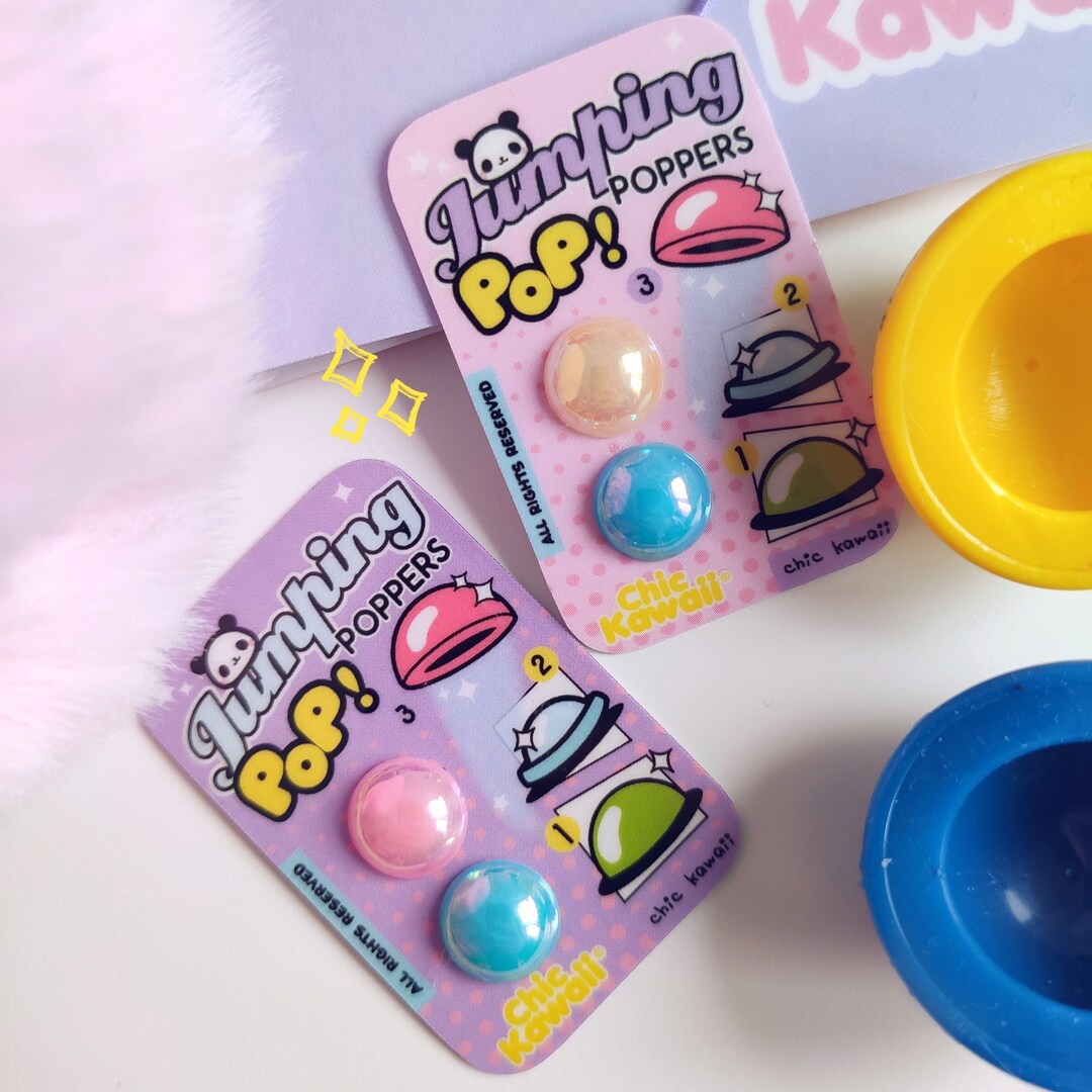 Jumping Poppers Miniature Chic Kawaii - Etsy