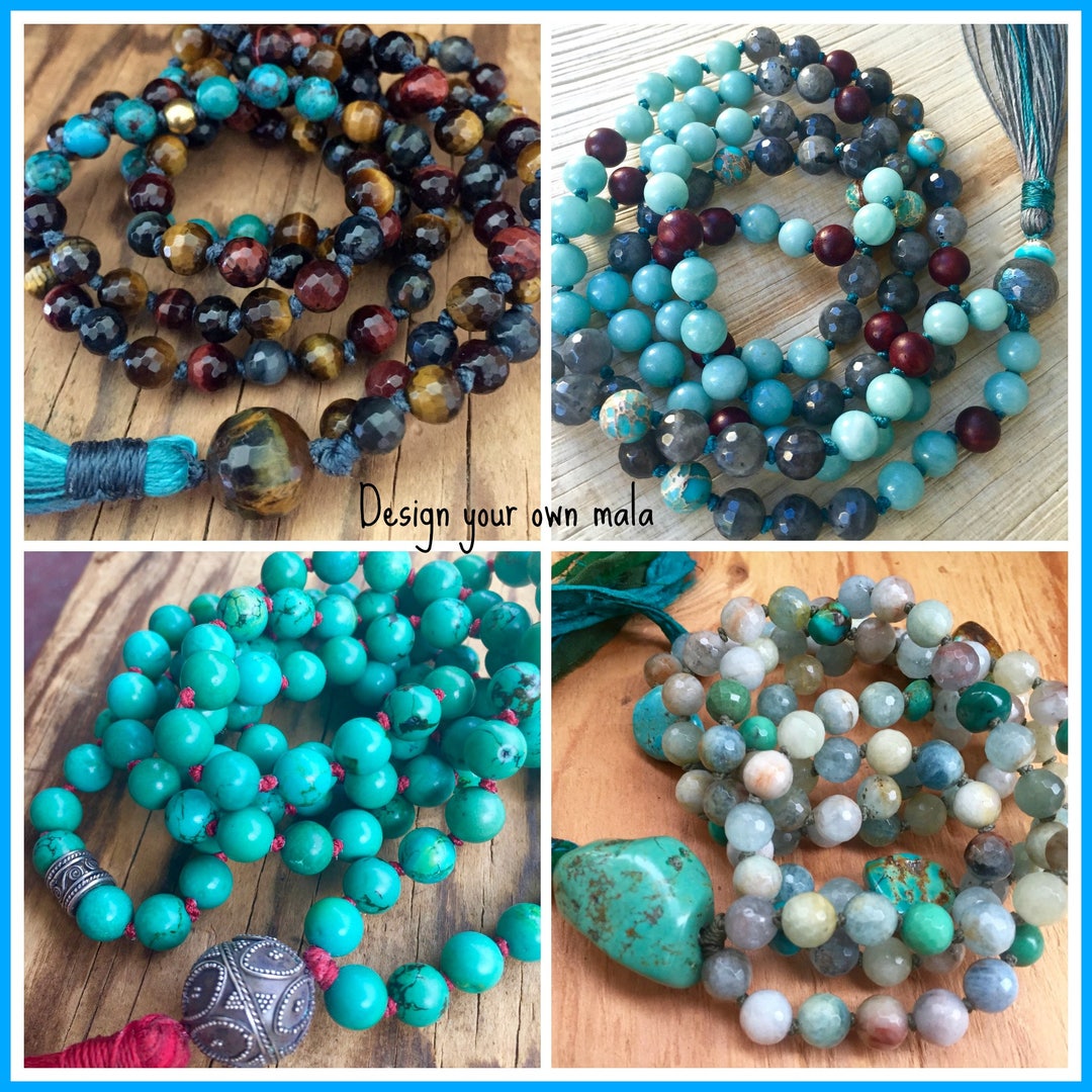 Custom Mala Beads, Custom Mala Necklace, Design Your Own Mala, Special ...