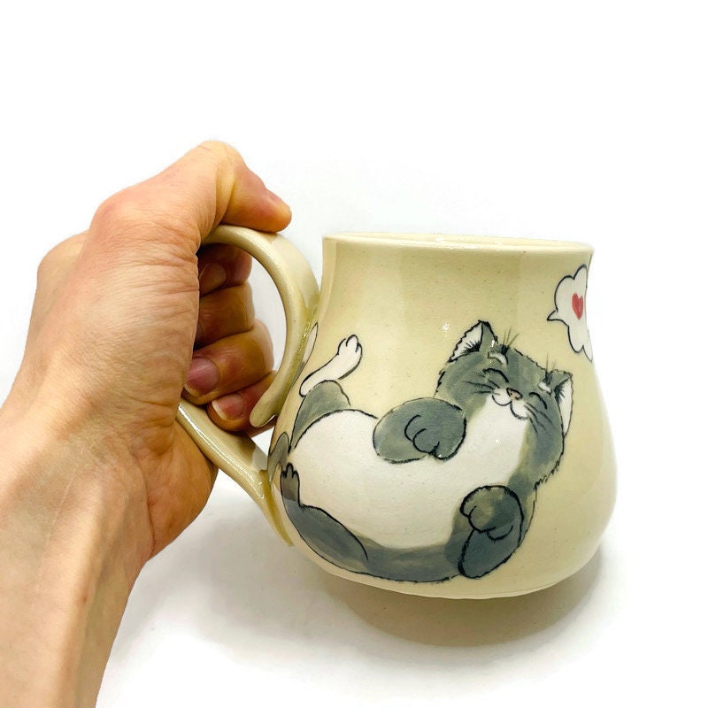 Cat Mug - Etsy