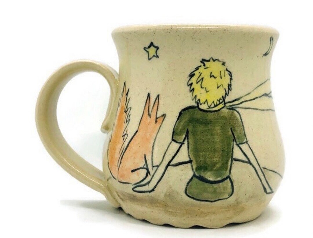MADE TO ORDER Little Prince Mug Pottery Mug Coffee Mug Kids Cup Prince ...