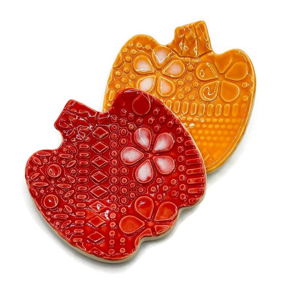 Pumpkin Ceramic Plate - Etsy