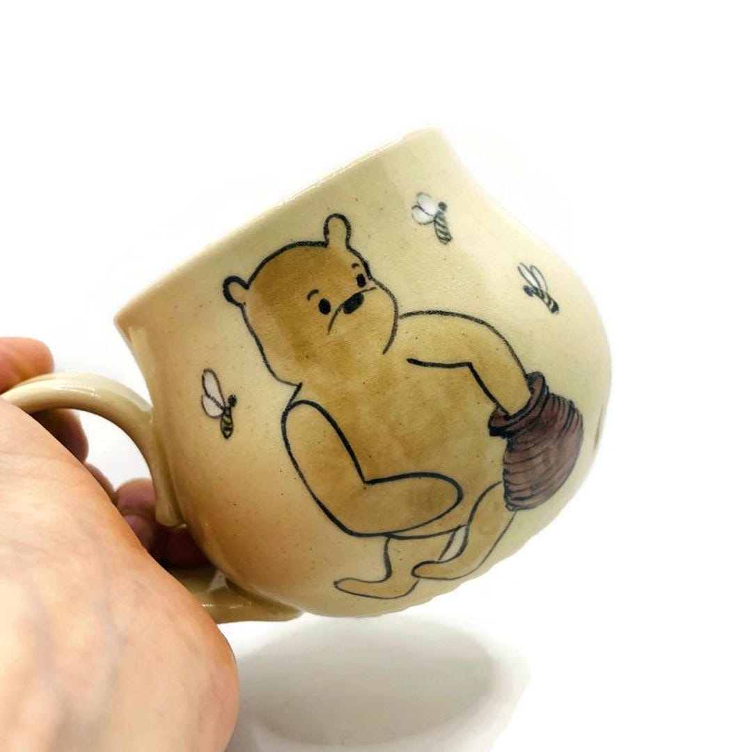 Winnie and Honey Pot Mug Winnie the Pooh Mug Classic Winnie the Pooh ...