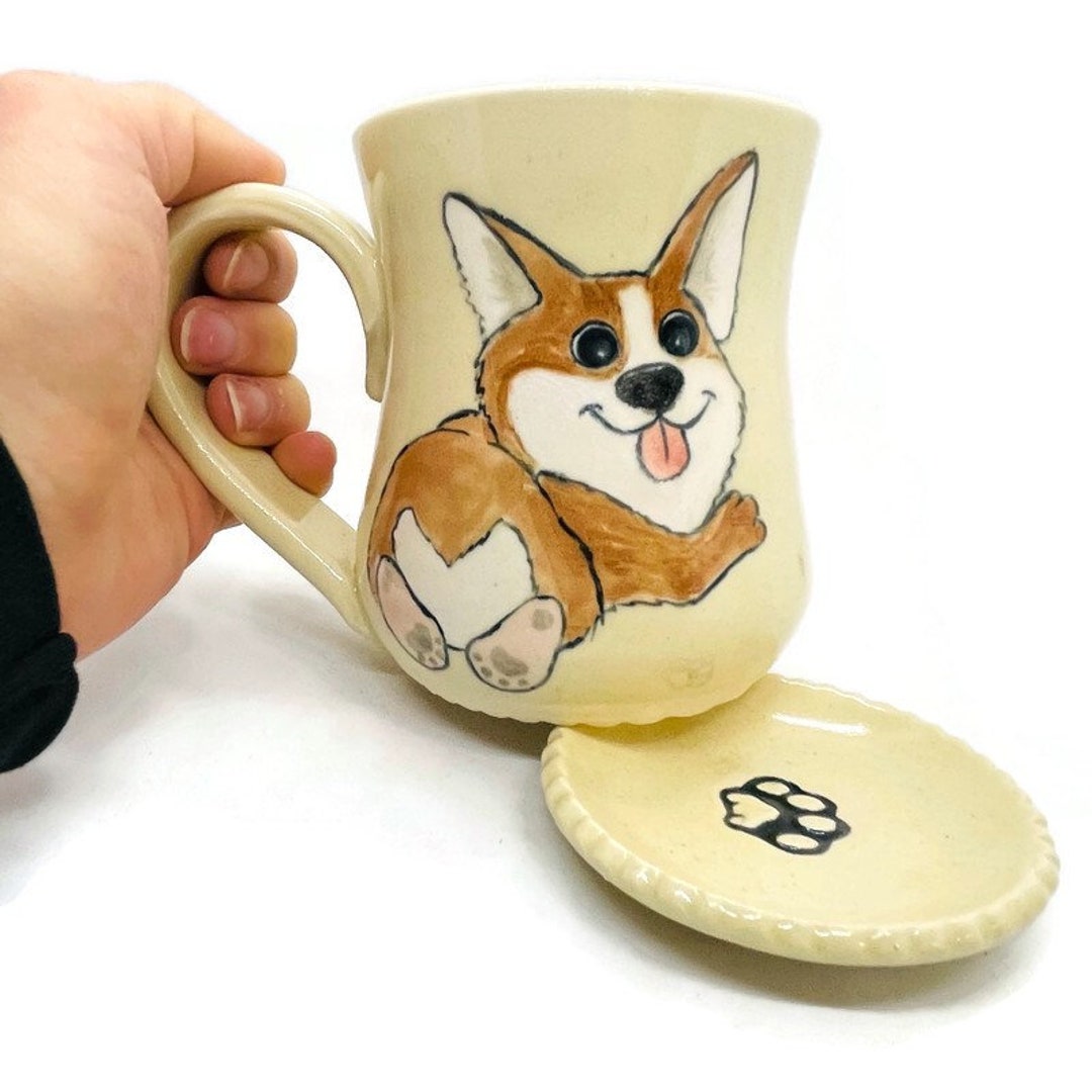 Corgi Set Corgi Mug Funny Dog Dog Ceramic Mug Cute Corgi Cute Coffee ...