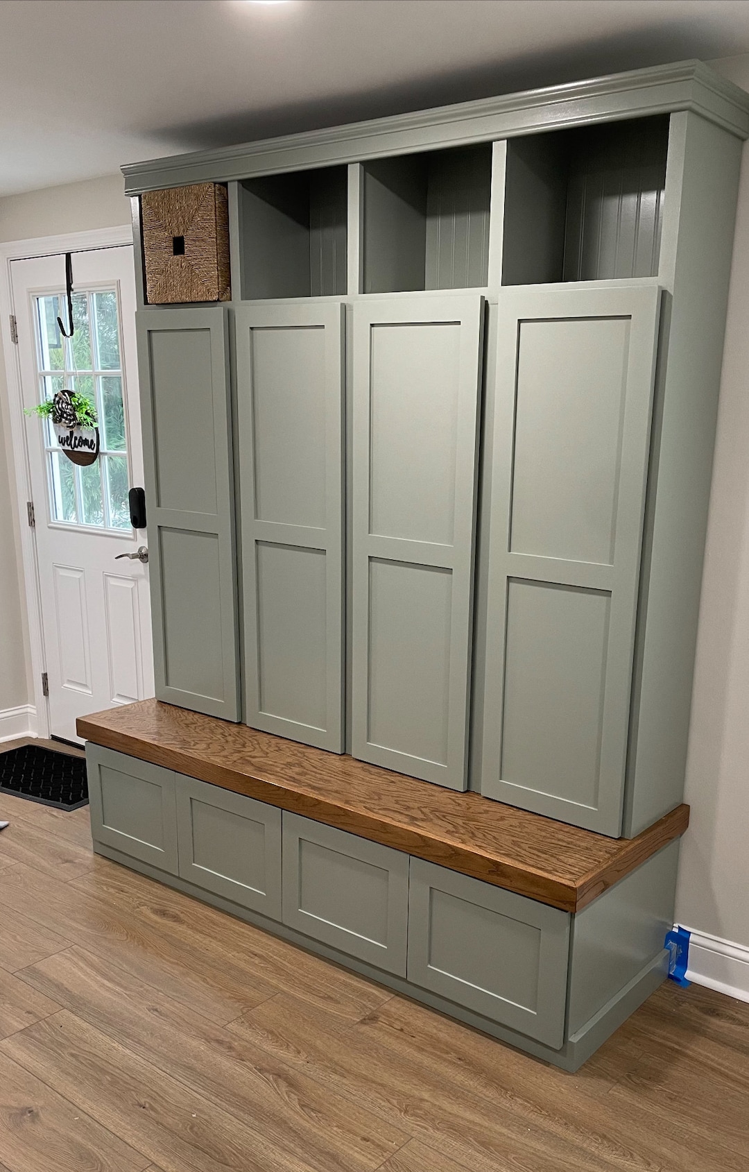 Mudroom Locker With Hidden Storage - Etsy