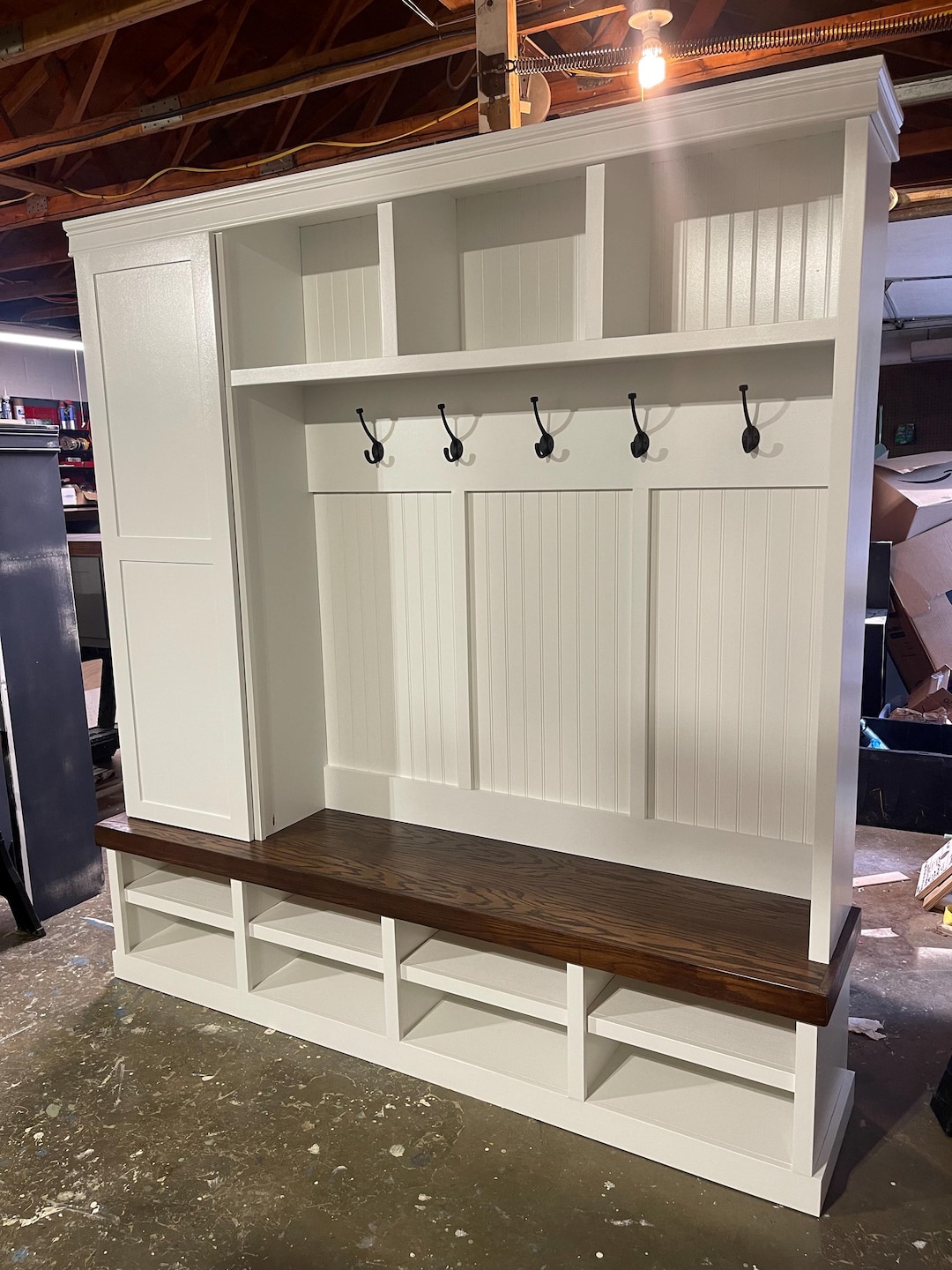 The Montana Halltree With Optional Drawers Farmhouse Halltree | Mudroom ...
