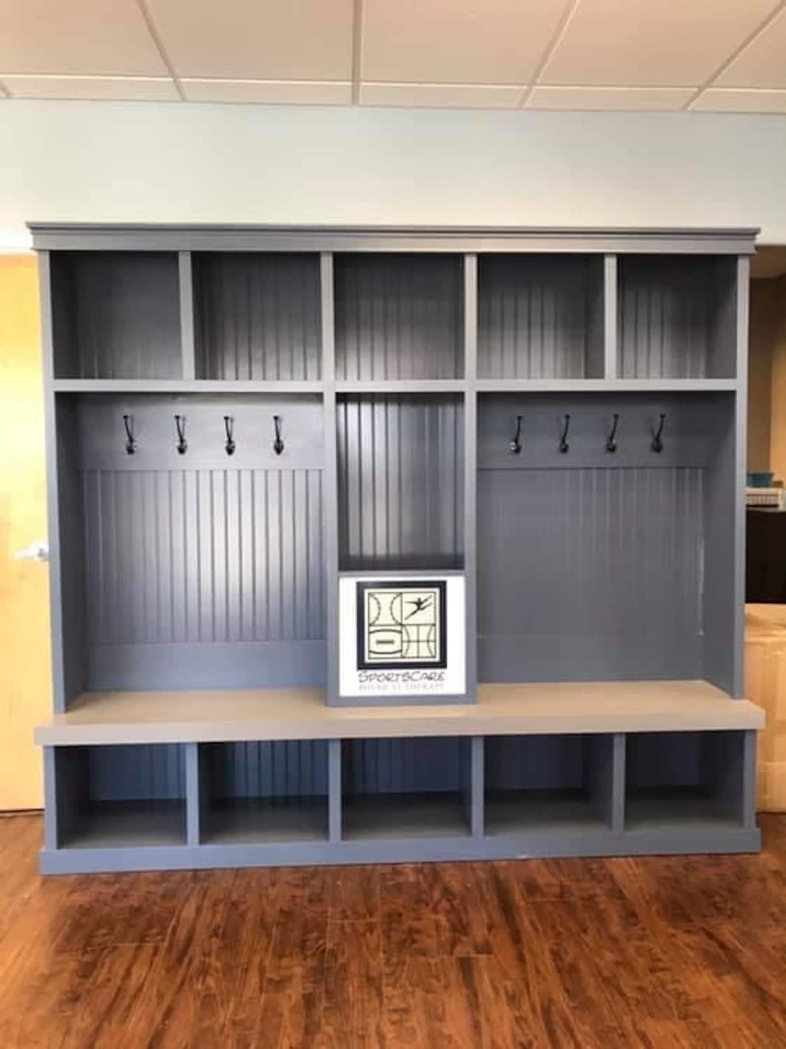 Customizable | Farmhouse Halltree| Mudroom Locker | Hall Tree ...