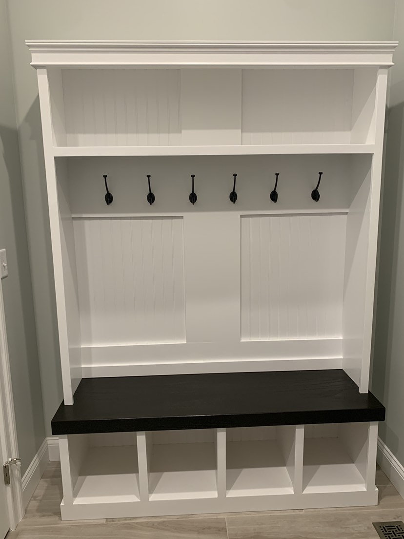 62 Mudroom locker Hall Tree Flatlocker look with Khona bench | Etsy