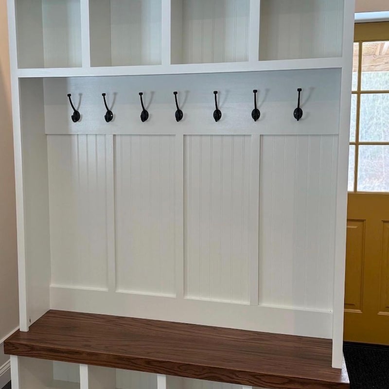 Hall Tree Cubbies Wood - Etsy