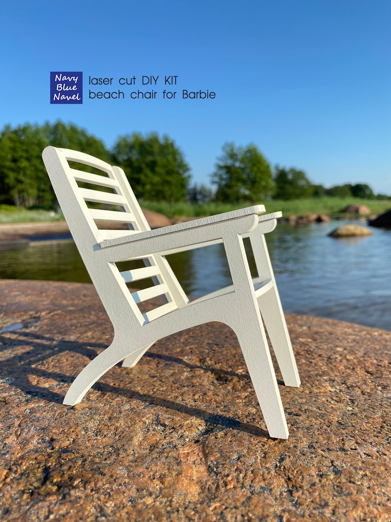 Laser Cut DIY Kit BEACH CHAIR Miniature Furniture for - Etsy