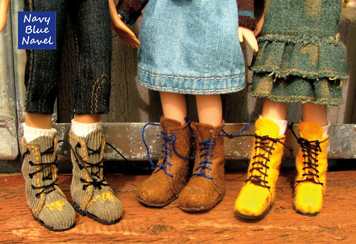 DIY BOOTS for Bratz - Turn Bratz Heels Into Comfy Handmade Boots ...