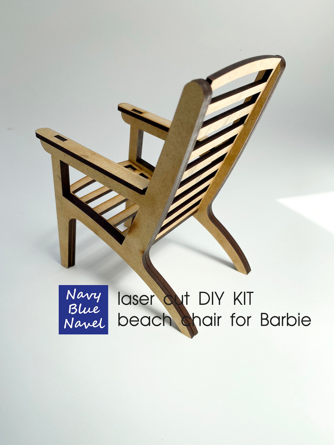 Laser Cut DIY Kit BEACH CHAIR Miniature Furniture for - Etsy