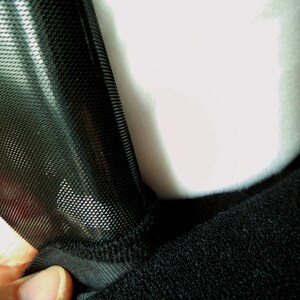 4" ULTRA Thin Hook and Loop Fastener BLACK or WHITE Micro Injection ...