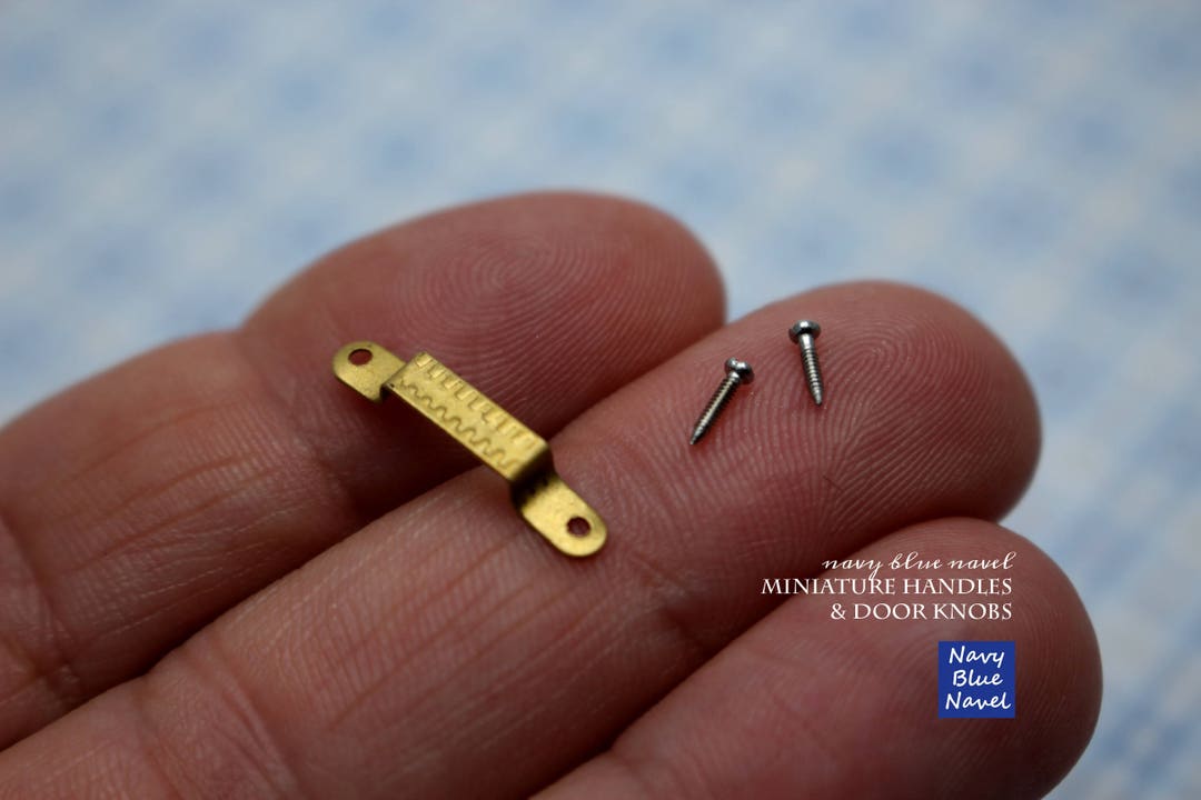 Doorknob Handle Door Pull Drawer Handle Miniature for 1/12 - 1/6 Scale ...