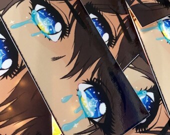 Crying Eyes Sticker - Etsy