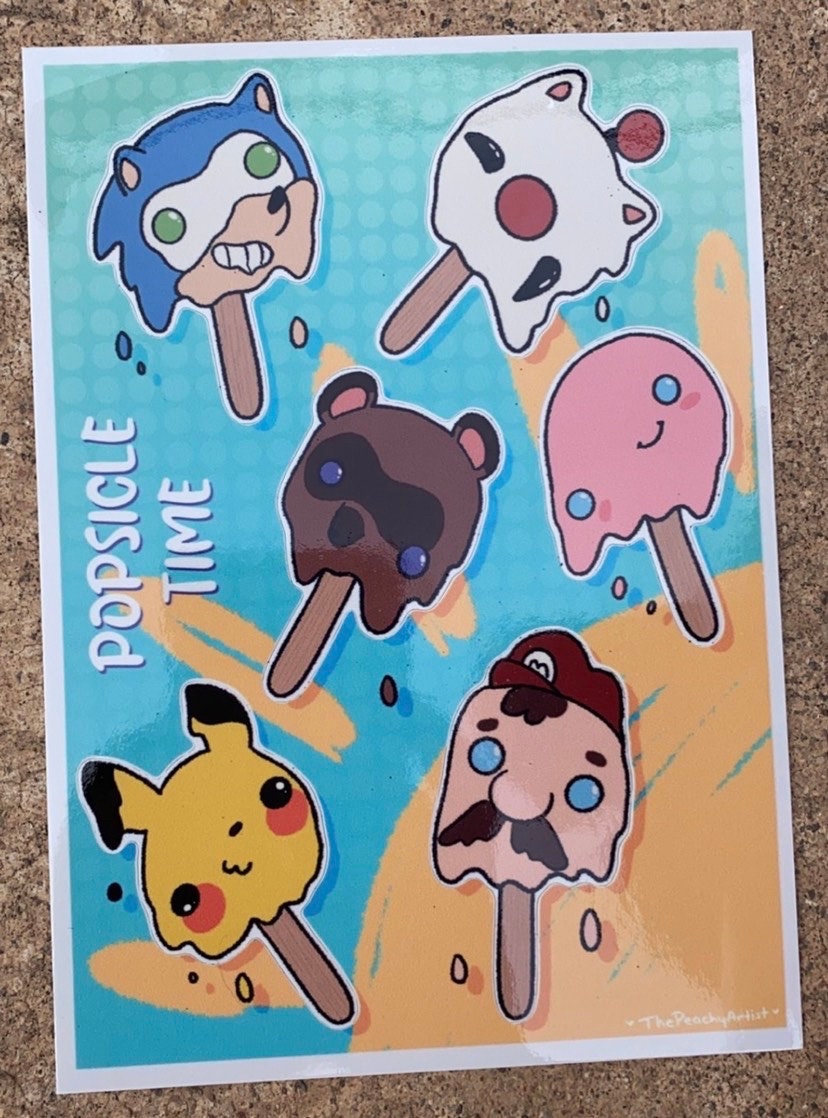 Pokemon Pikachu Popsicle