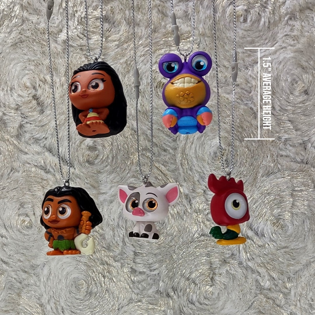 Moana 5pc Disney Doorables Mini Christmas Ornament Set - Etsy