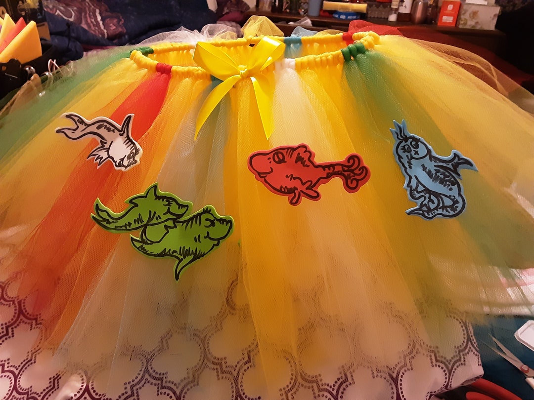 Dr. Seuss Tutu: Handmade 1 Fish 2 Fish Costume - Etsy