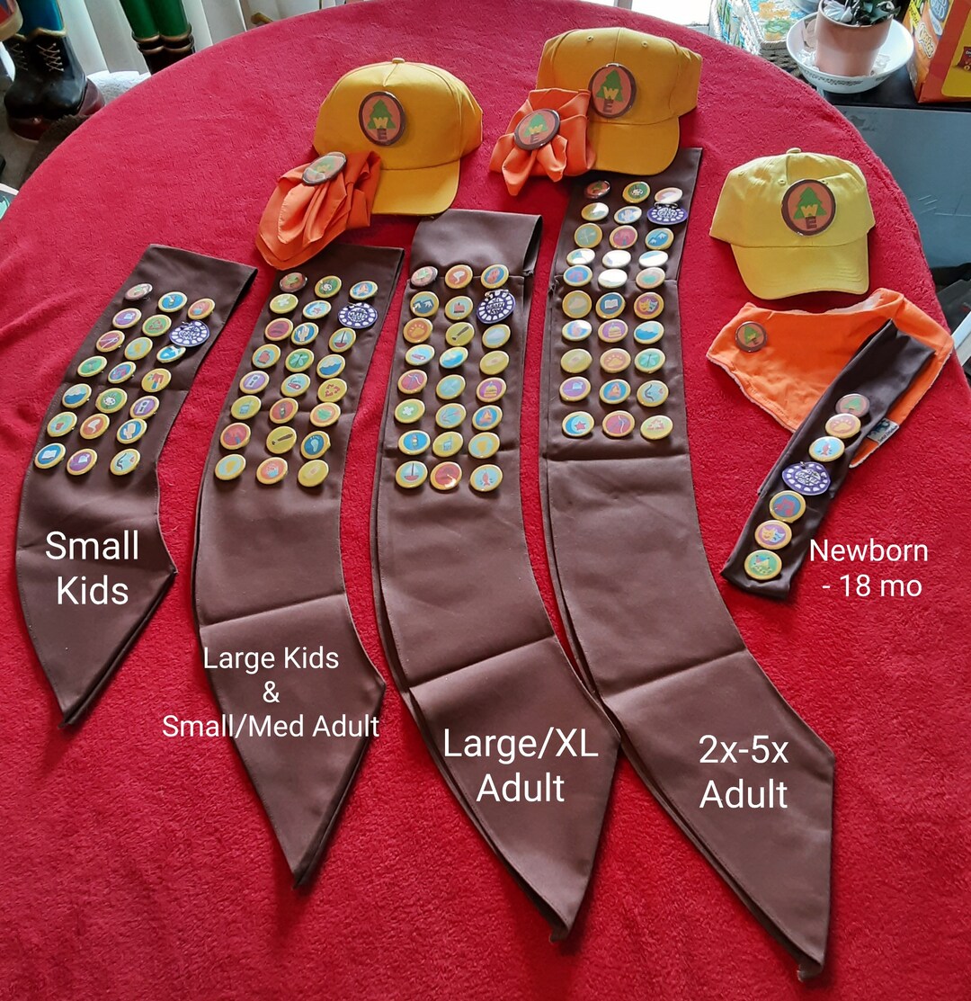 Russel UP Inspired Costume Kids & Adult Sizes Sash W/ 1 - Etsy