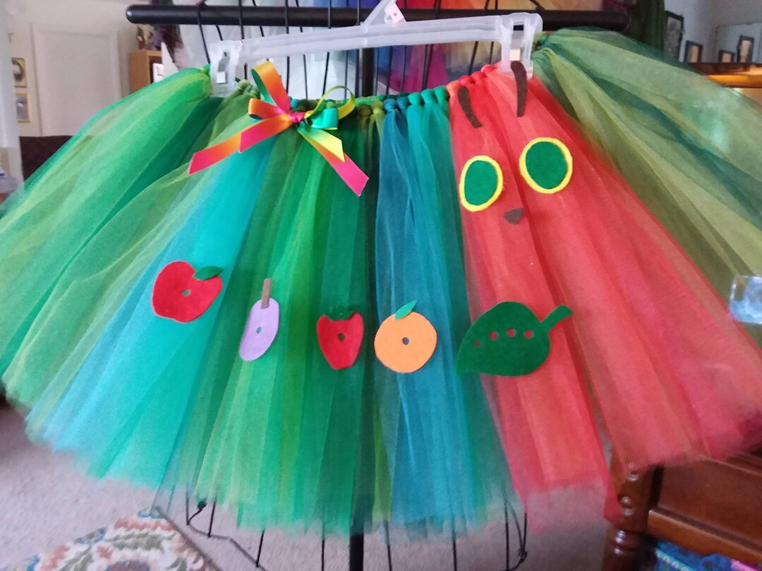 Very Hungry Caterpillar Tutu, Optional Headband, Story Book Tutus Adult ...