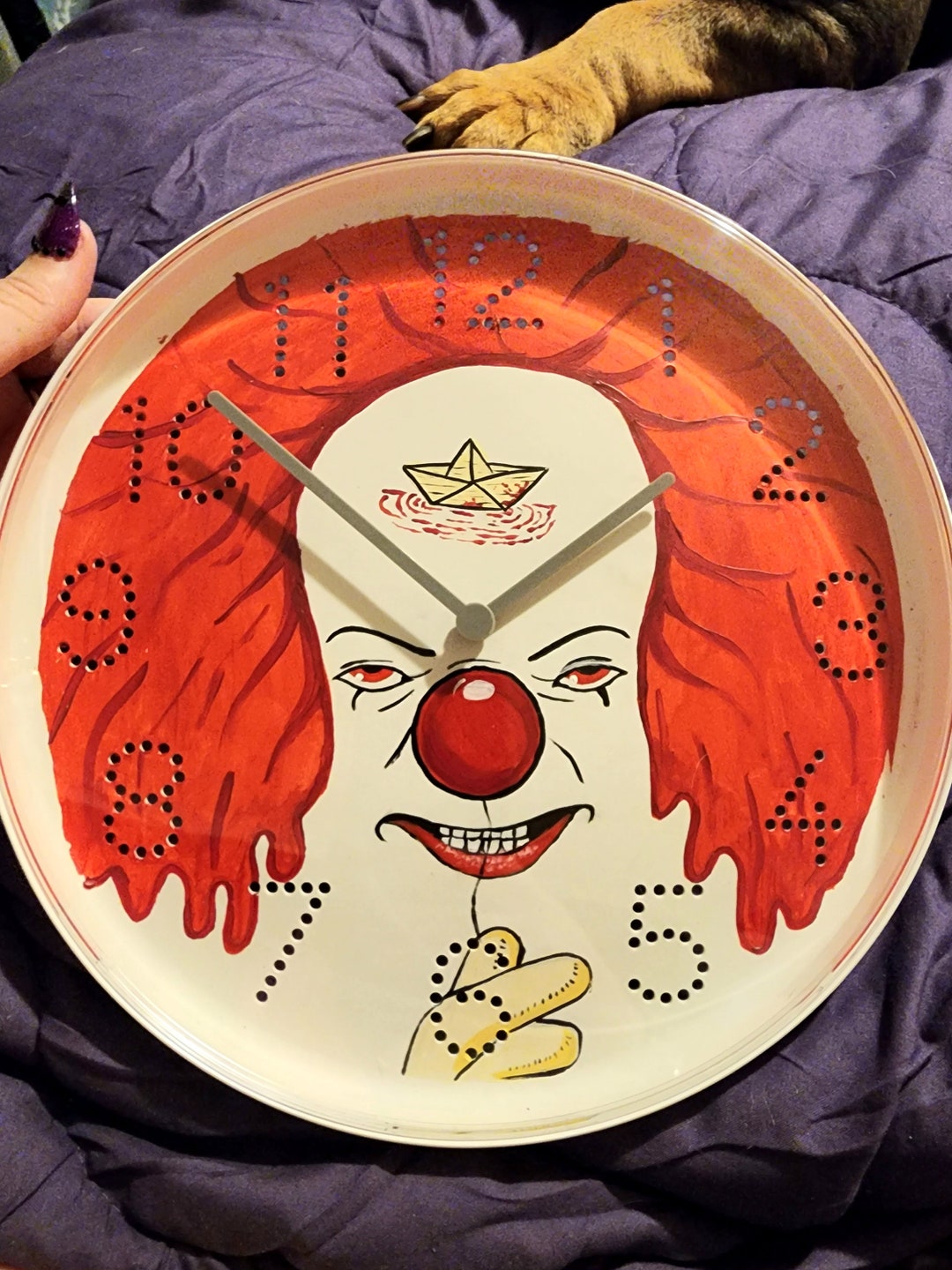 Pennywise Horror Movie Clock - Etsy