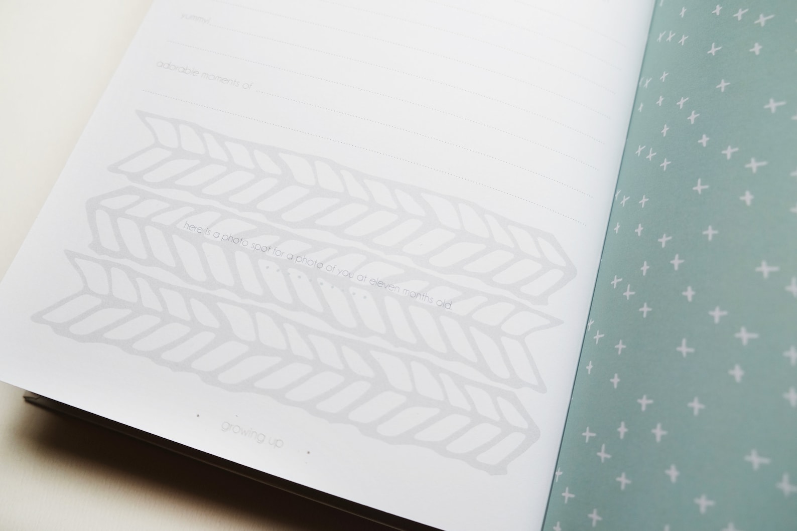 As You Grow MODERN BABY BOOK Baby Memory Book Baby Shower - Etsy