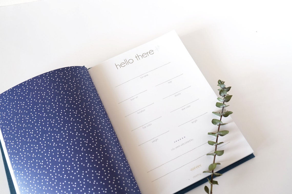 As You Grow MODERN BABY BOOK Baby Memory Book Baby Shower | Etsy