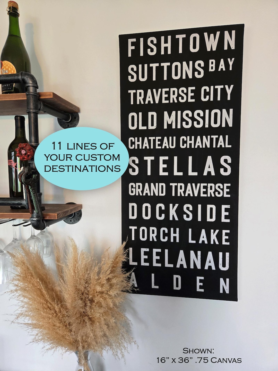Custom Subway Sign, Transit Sign, Destination Sign, Canvas Subway Sign ...