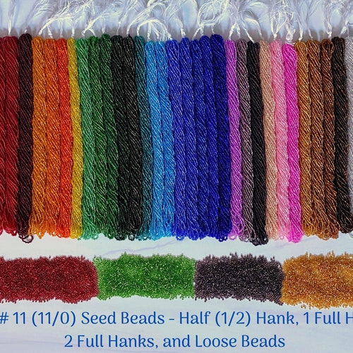 Brite Electric Pink 11/0 Czech Seed Beads 1 Hank 1125 - Etsy