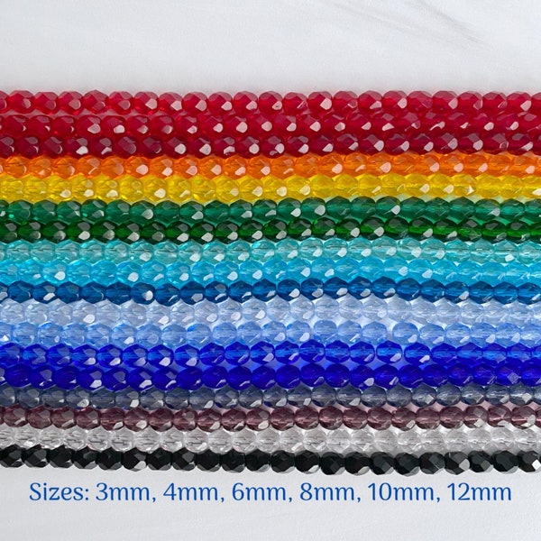 Fire Polished Beads - Etsy