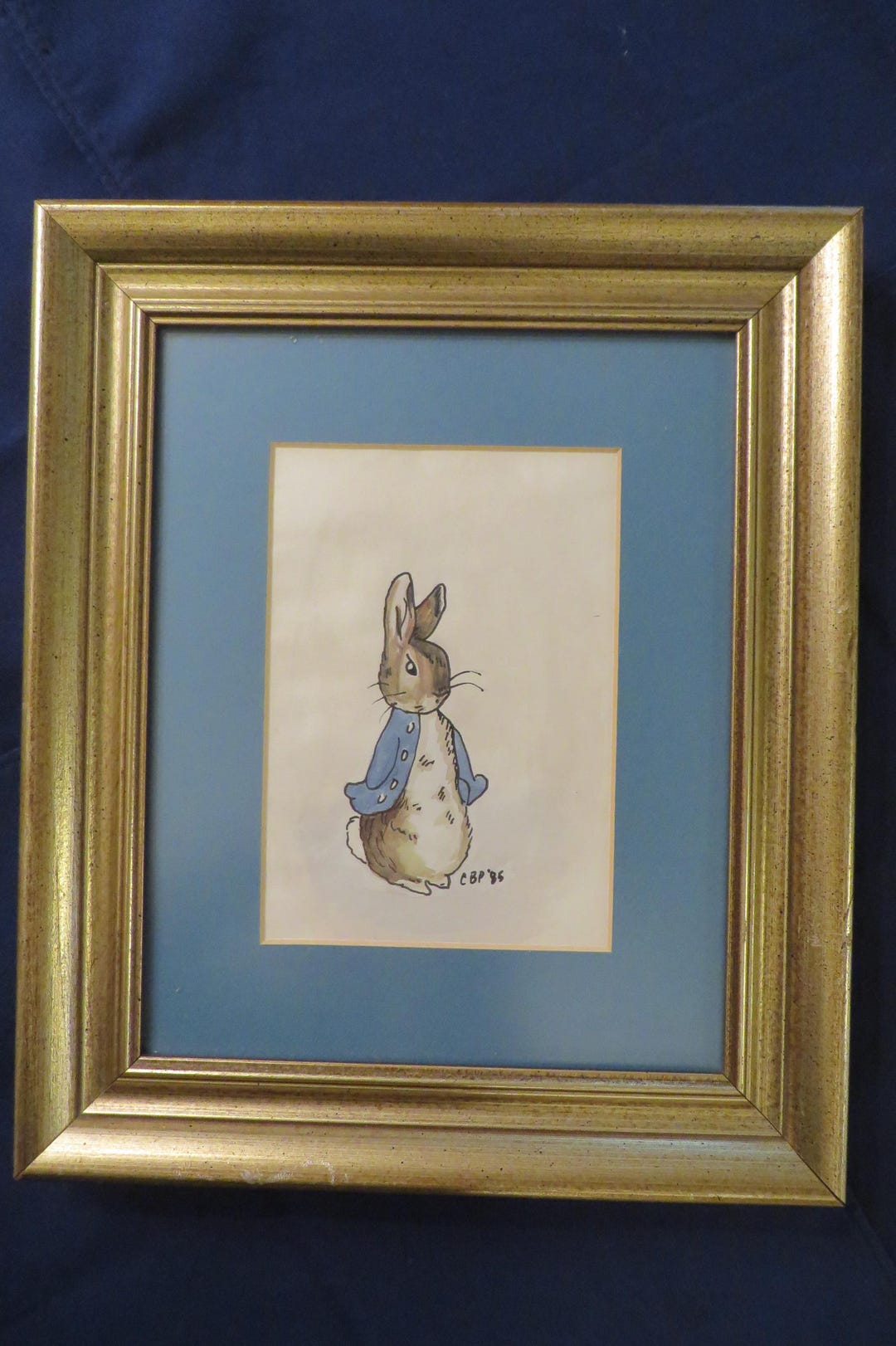 Beatrix Potter's PETER RABBIT Original Artwork // Framed W/ Non-glare ...