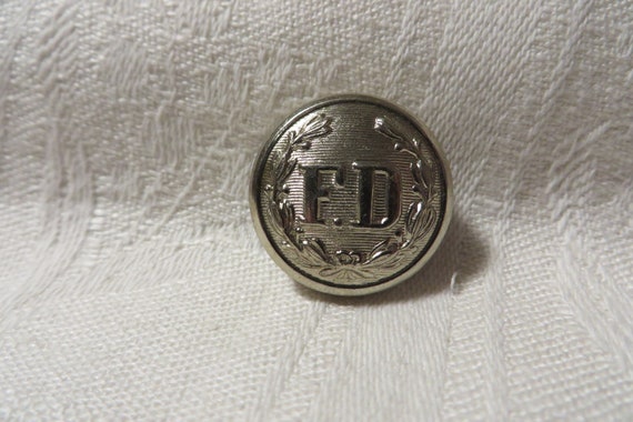 Button Cover f.d. FIRE DEPARTMENT Uniform Button | Etsy